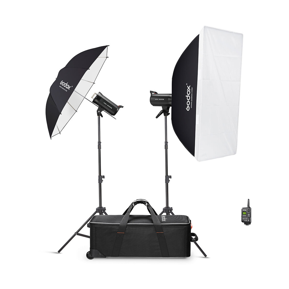 KIT Flash de estudio GODOX SK400II V-E (2 Flash) | Pixel Cámaras